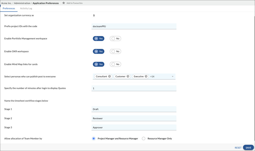 Application Preferences Overview - Nimble Knowledge Base