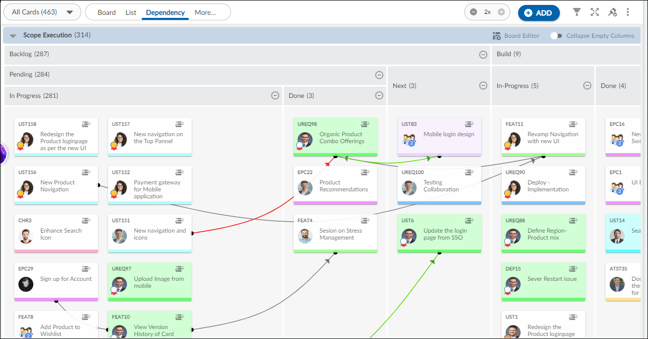 How to View all the Activities Dependency Collectively - Nimble Knowledge Base
