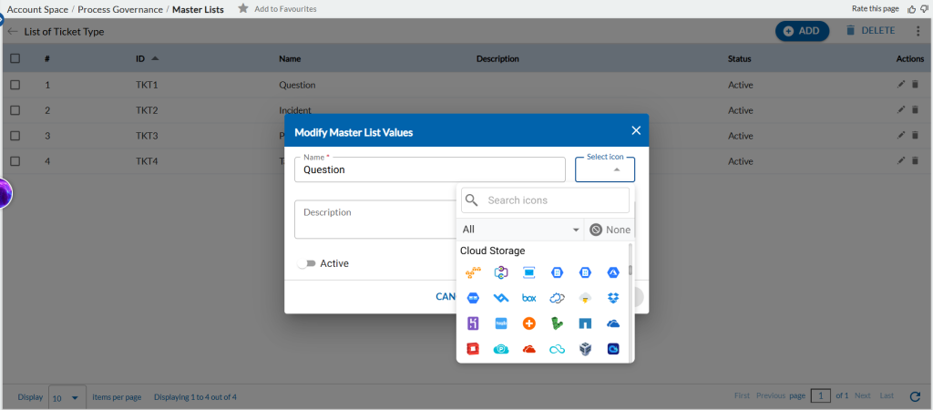 How to Manage Master Lists in Organization Level - Nimble Knowledge Base