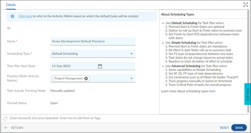 How to Add a Task Plan - Nimble Knowledge Base