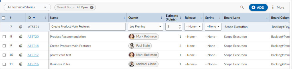 How to Add a Technical Story - Nimble Knowledge Base