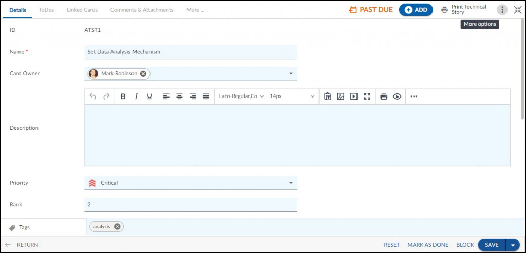 How to Add a Technical Story - Nimble Knowledge Base