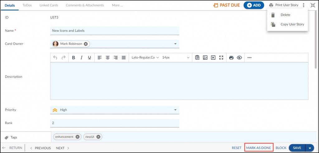 How to Add and Modify a Workitem - Nimble Knowledge Base