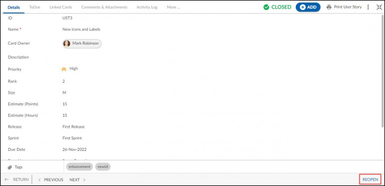 How to Close and Reopen a Workitem - Nimble Knowledge Base