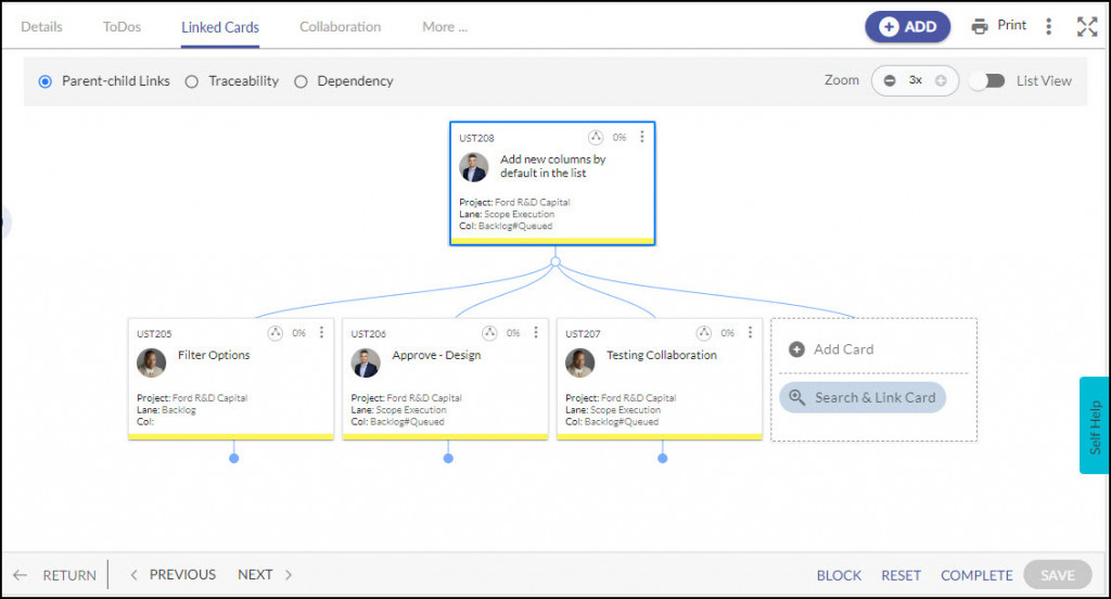 How to Manage Linked Cards in Workitems - Nimble Knowledge Base