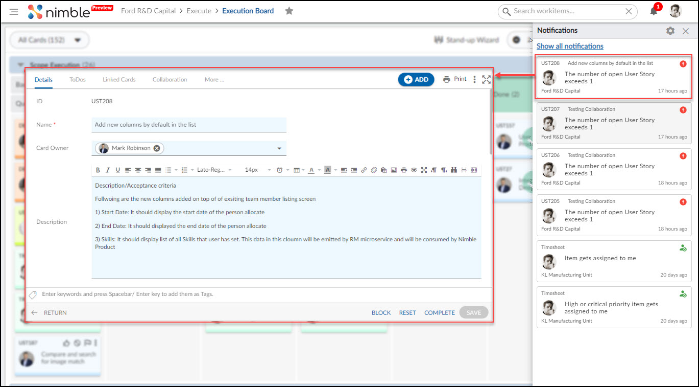 Getting to Know the Notifications Features - Nimble Knowledge Base