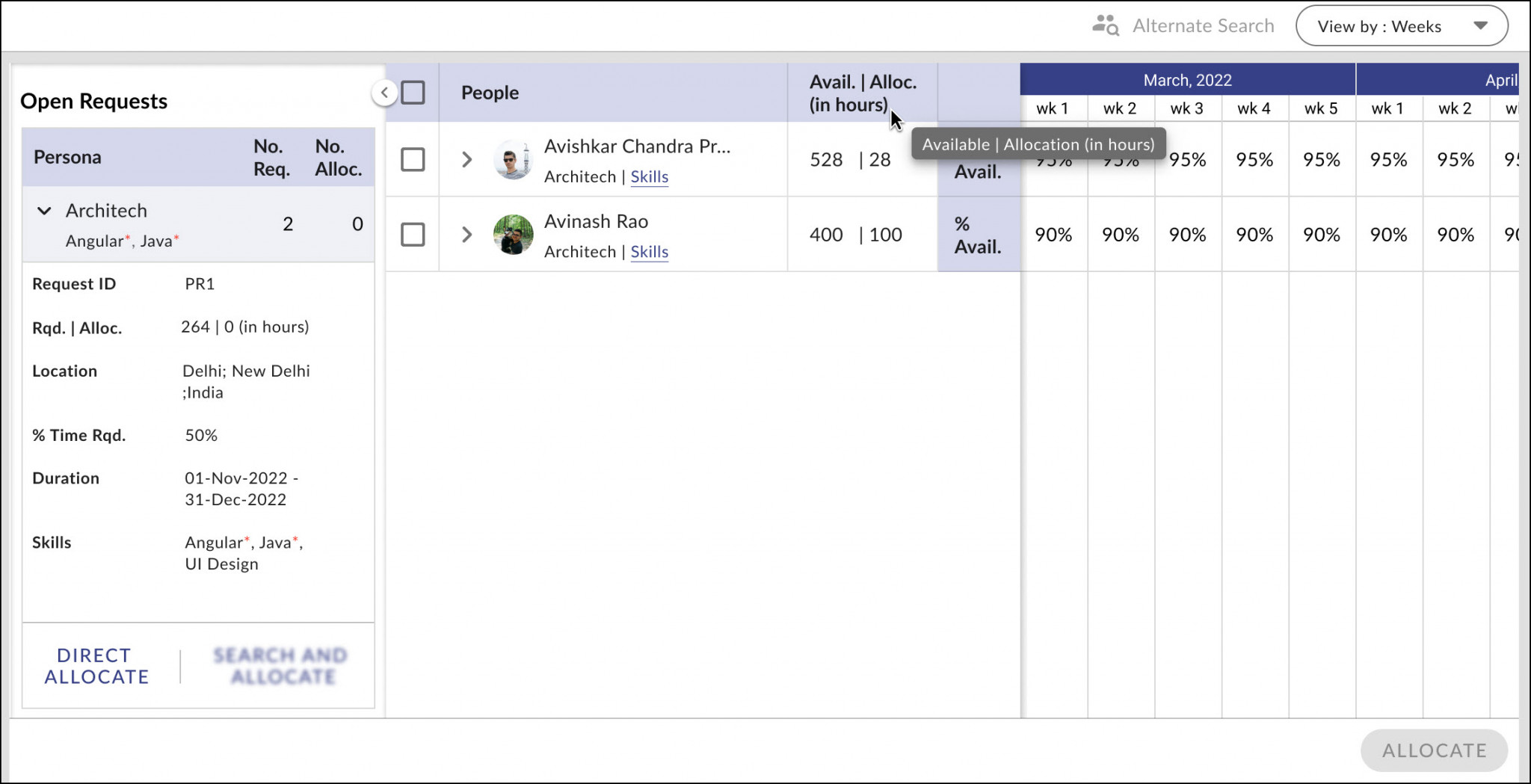 Team Members Allocation - Nimble Knowledge Base