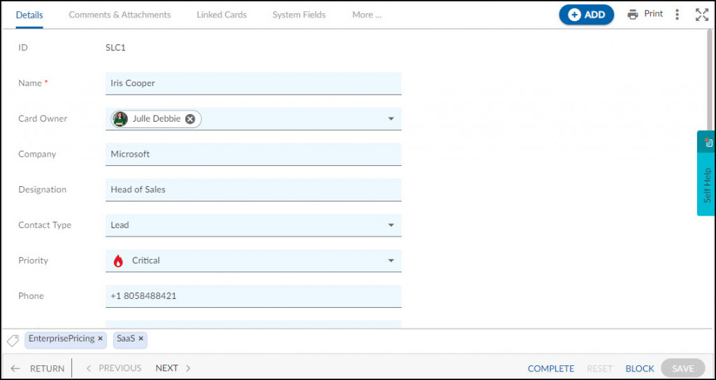 How to Add and Manage Sales Contact - Nimble Knowledge Base