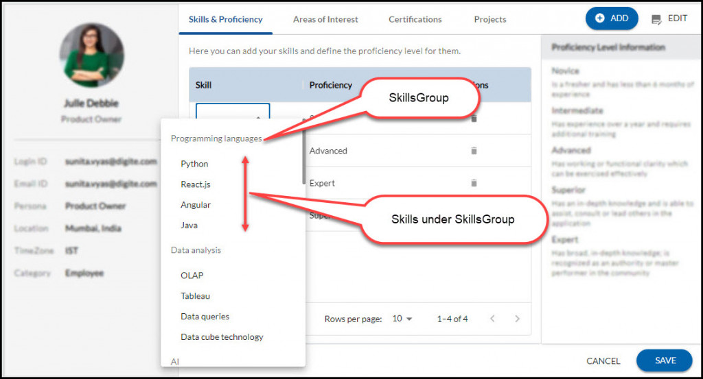 Master Lists for People Management Module - Nimble Knowledge Base