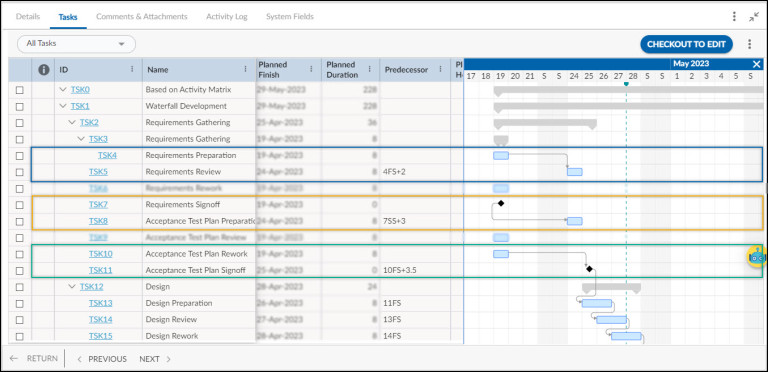 Defining Task Dependency - Nimble Knowledge Base