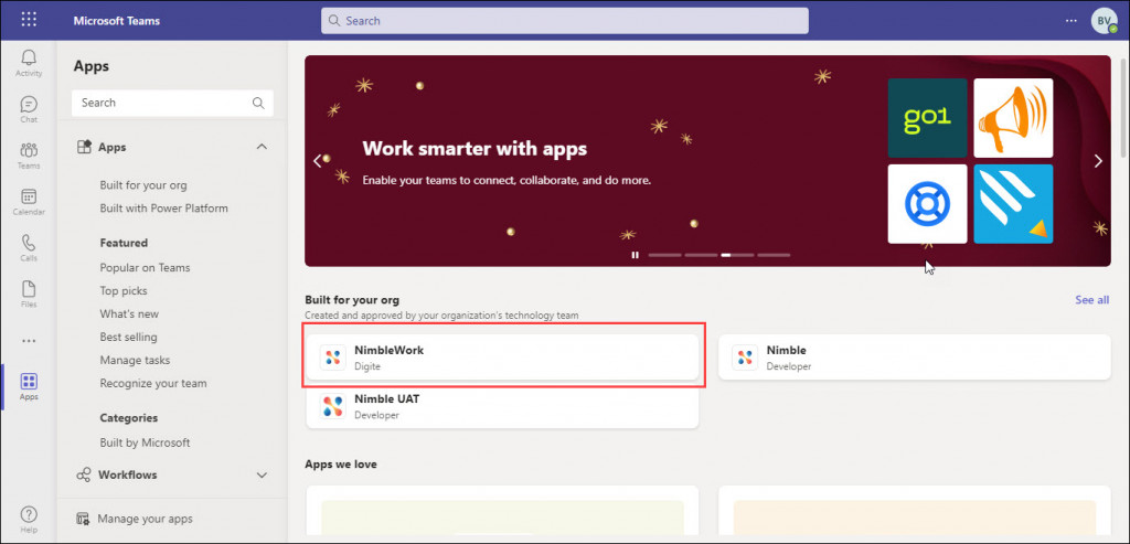 Integrating Nimble with MS Teams - Nimble Knowledge Base