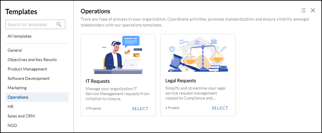 Operations Templates And Related Menus Nimble Knowledge Base