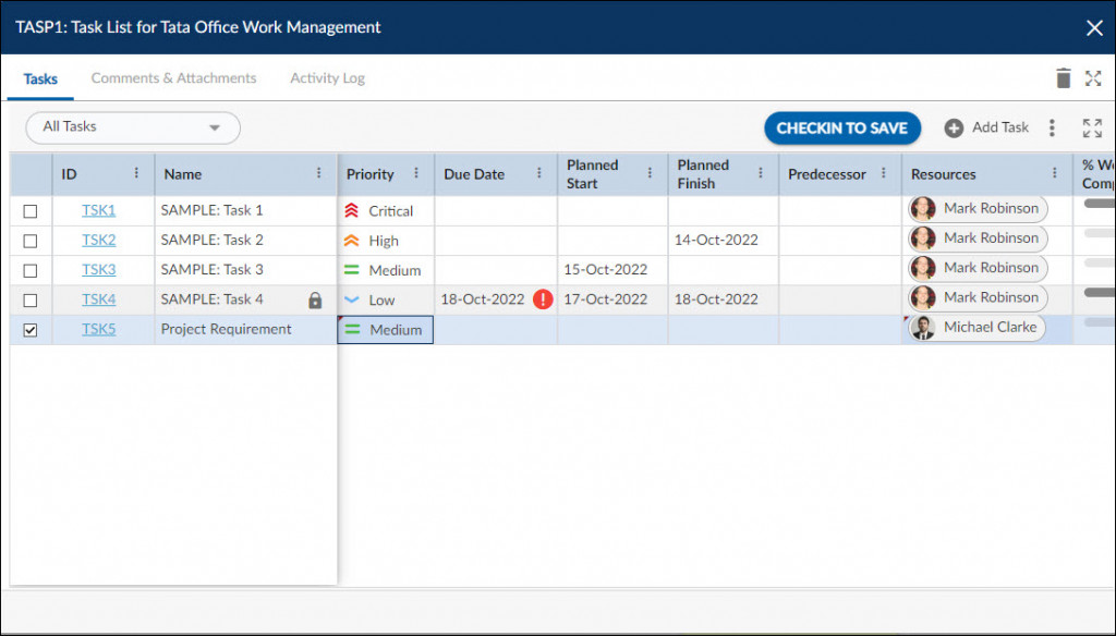 Adding a Task from the Execution Board - Nimble Knowledge Base
