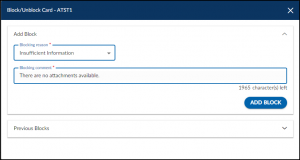 How to Block/Unblock a Card - Nimble Knowledge Base