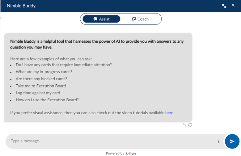 Nimble Buddy - Nimble Knowledge Base