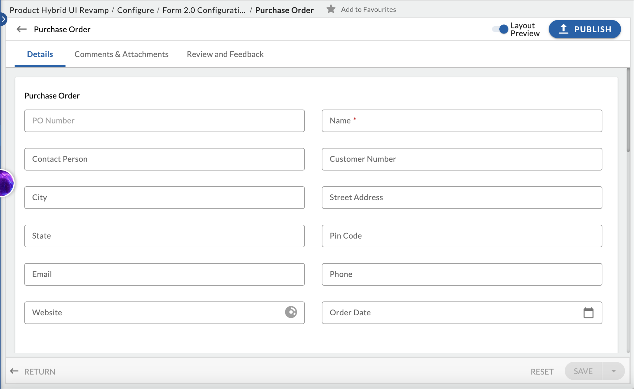 How to Configure a Form using Form 2.0 Configuration - Nimble Knowledge Base