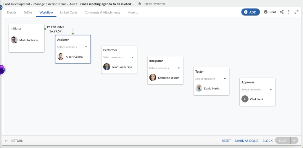 Workflow in Workitem - Nimble Knowledge Base