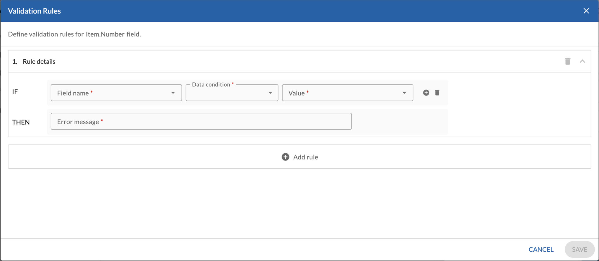 Rules in Form 2.0 Fields - Nimble Knowledge Base