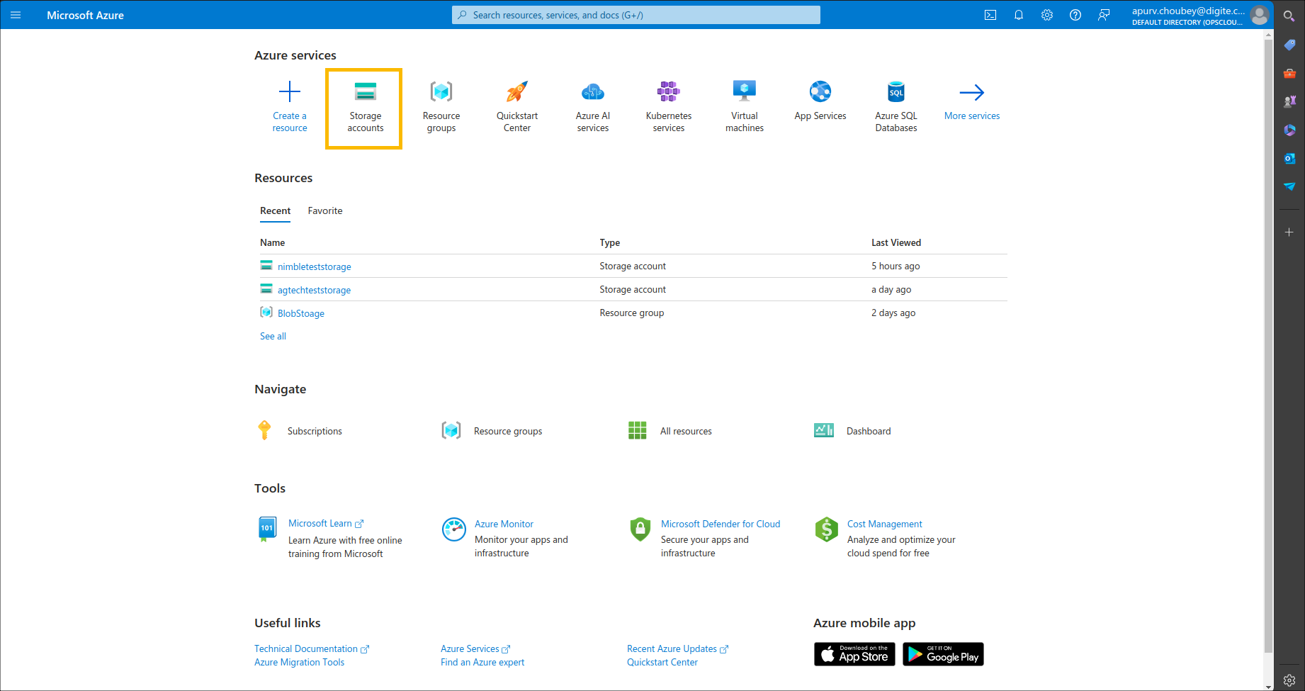 How to Link Your Own Storage Account to Nimble - Nimble Knowledge Base