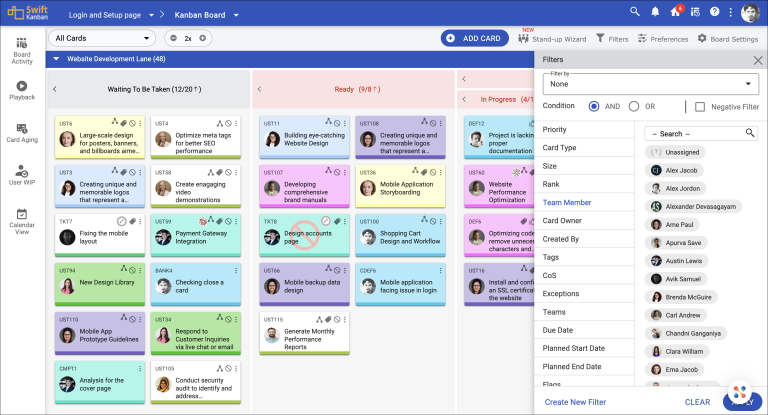 Working with Cards on Kanban Board - SwiftKanban Knowledge Base