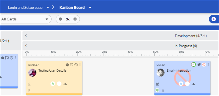 Working with Percent Progress Column - SwiftKanban Knowledge Base