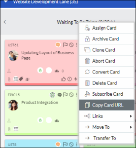 Working with Cards on Kanban Board - SwiftKanban Knowledge Base