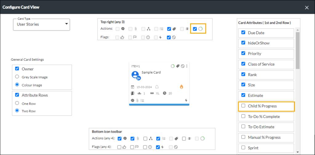 Key UI Features of the SwiftKanban Card Layout - SwiftKanban Knowledge Base