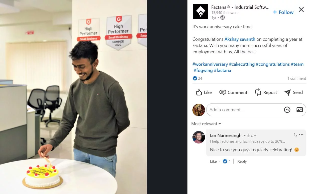 15 Unique Ways To Celebrate Work Anniversaries In Your Organizations