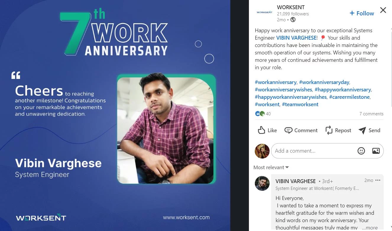15 Unique Ways To Celebrate Work Anniversaries In Your Organizations